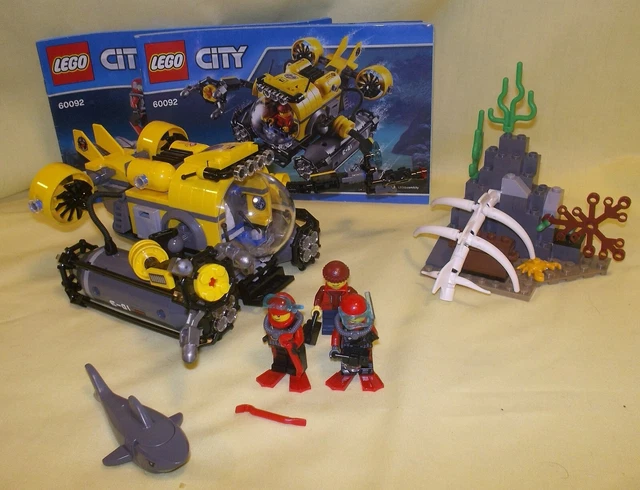 LEGO CITY DEEP Sea Submarine 60092 £35.00 - PicClick UK