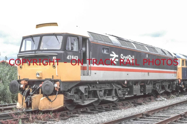 UK RAILWAY PHOTOGRAPH Of Class 47 47643. Rm47-2729 £1.70 - PicClick UK
