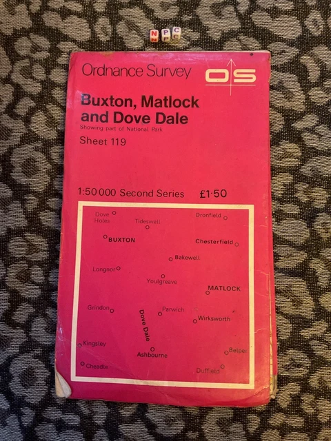 OS ORDNANCE SURVEY -, Vintage Retro Map Edition , Buxton Matlock £15.99 ...
