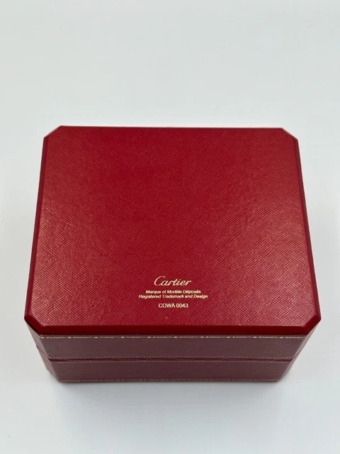 VINTAGE ORIGINE CARTIER Rouge COWA 0043 coffret de montre livret DVD ...