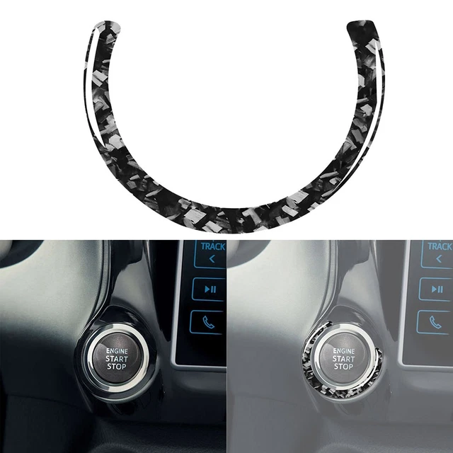 HOUSSE BOUTON MOTEUR en fibre de carbone pour Hilux 2015 2021 installation facil EUR 8,58 ...