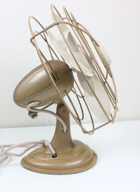 VINTAGE 1950S ELCON 2 Speed Electric Fan Oscillating Tilting Clean GWO ...
