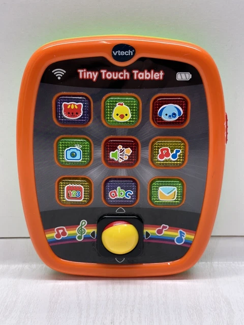 VTECH BABY'S TINY Touch Tablet Orange Toddler My First 1st Smart Tablet ...