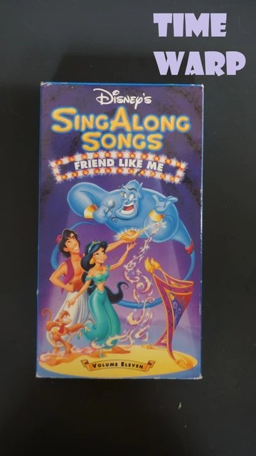 DISNEYS SING ALONG Songs - Aladdin: Friend Like Me (Vhs, 1992) * Brer ...