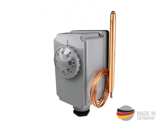 THERMOSTAT D'IMMERSION AVEC Capteur à Distance 0-90°C Fernfühlerthermostat EUR 30,22 - PicClick FR