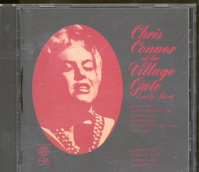 CHRIS CONNOR AT the Village Gate CD Japan Roulette 1990 Has green ink ...