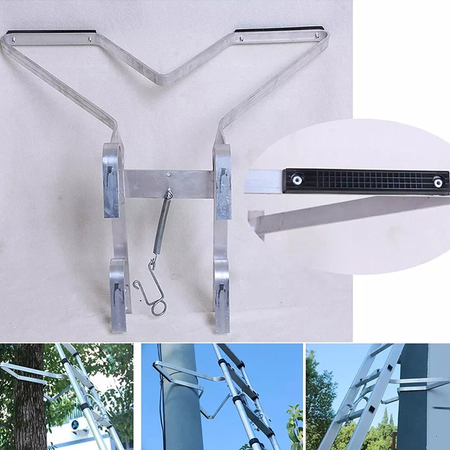 HEAVY DUTY V/I Shape Ladder Stand Off/Ladder Stay Fits Universal Ladder ...