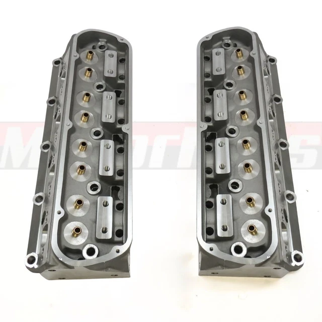 SMALL BLOCK FORD CNC Ported Aluminum Cylinder Head Pair SBF 289 302 351 ...