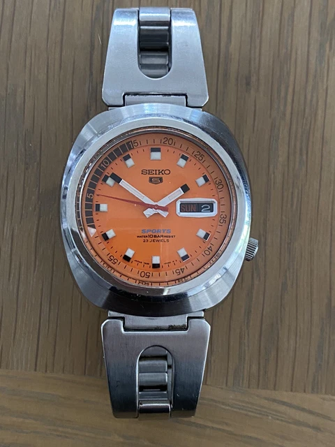 RARE PRISTINE VINTAGE SEIKO 5 Sport Reissue SBSS003 7S36-0100 23J ...