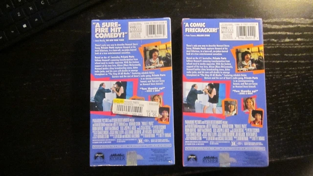HOWARD STERN PRIVATE Parts Vhs Tapes (Brand New) £22.13 - PicClick UK