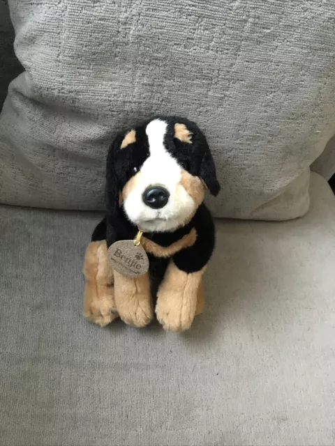KEEL TOYS BERNESE Mountain Dog Benjie soft toy plush £9.57 - PicClick UK