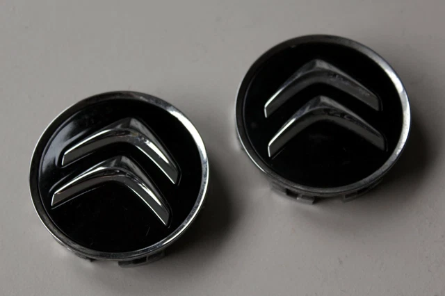 ORIGINAL OEM CITROEN 9952M4996 Black Chrome Alloy Wheel Center Cap ...