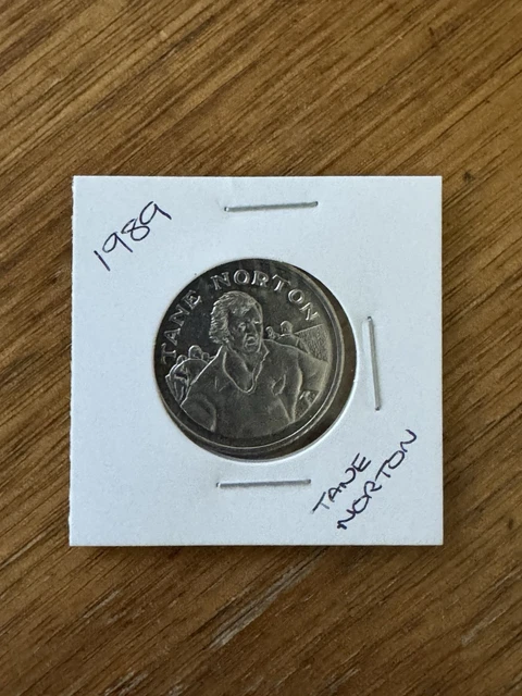 🌇1989 TANE NORTON Former All Blacks🌇 Captain Commemorative Medal🌇 $6.95 ...