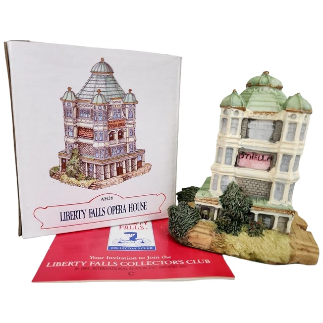 LIBERTY FALLS AH26 Opera House Americana Collection 1993 boîte papiers ...