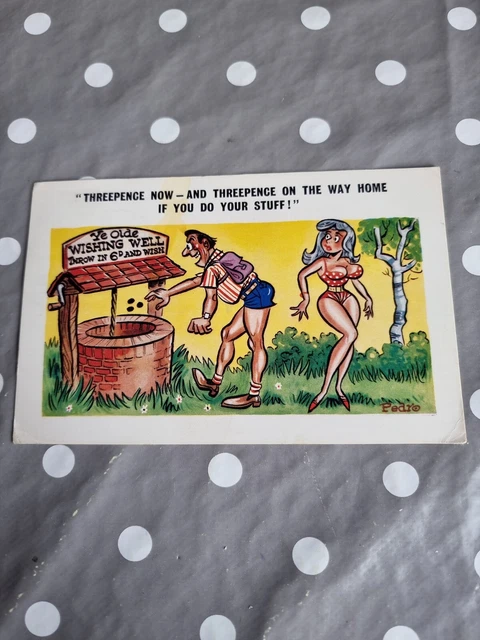 VINTAGE SAUCY SEASIDE Comic Postcard Sunny Pedro Series No 151 By Pedro ...