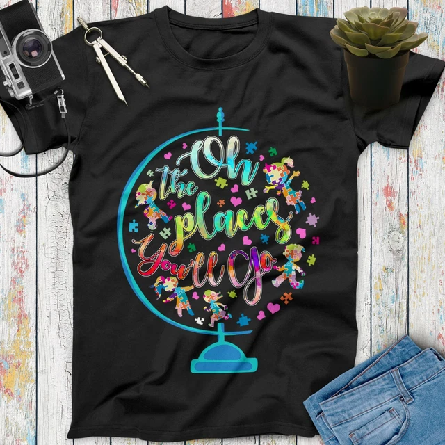 DR SEUSS OH THE Places You ll Go Autism Awareness Gift T Shirt dr-seuss-oh-the-places-you-ll-go-autism-awareness-gift-t-shirt