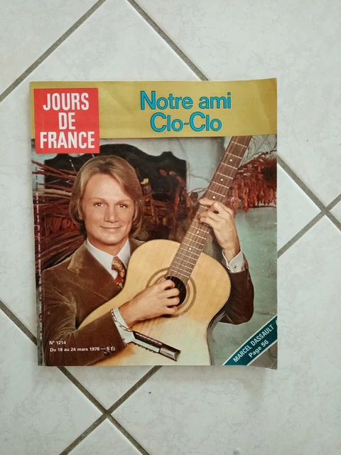 REVUE MARS 1978-JOURS DE FRANCE-french magazine-spécial Claude François ...