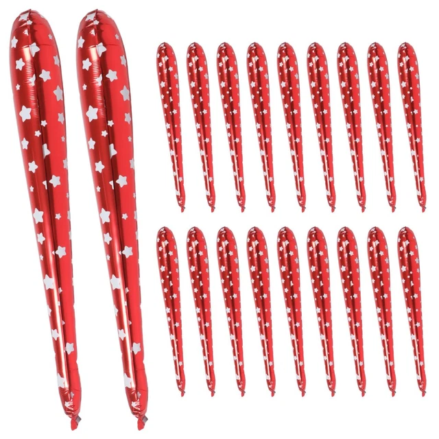 50 PCS INFLATABLE Balloon Cheering Sticks Beating Cheerleading ...