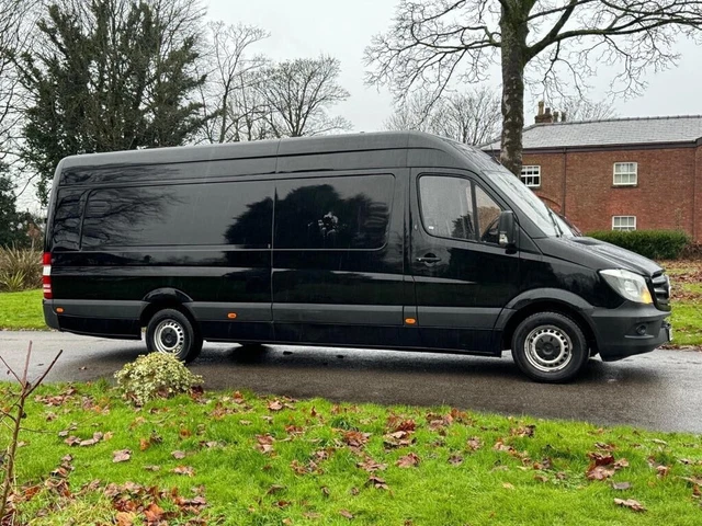 MERCEDES SPRINTER EXTRA Long Wheel Base In Black Very Rare ...