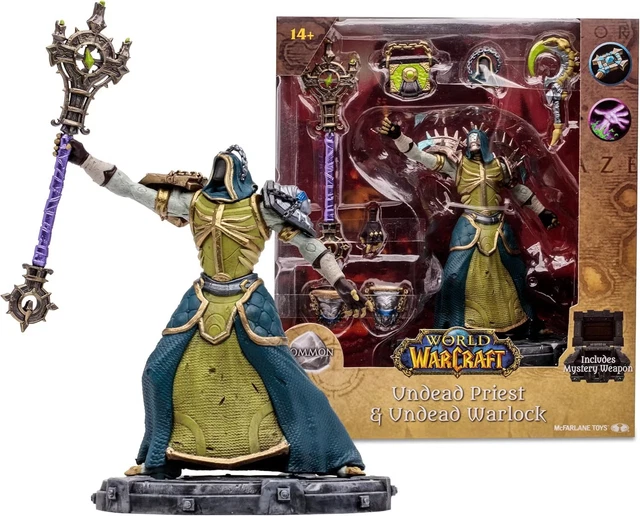 MCFARLANE TOYS WORLD of Warcraft Undead Priest/Warlock (Common) Scale ...