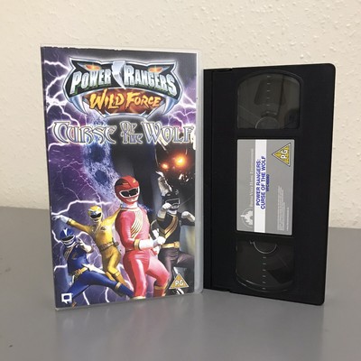 POWER RANGERS WILD Force - Vhs Video - Curse Of The Wolf - Mighty ...