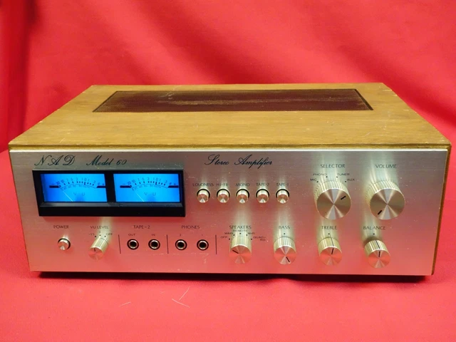 RARE VINTAGE NAD 60 STEREO INTEGRATED AMPLIFIER - Works Great! $300.00 ...