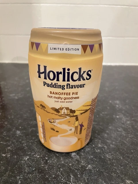 3 X LIMITED Edition Horlicks Jam Roly Poly + Cherry Bakewell + Banoffee ...