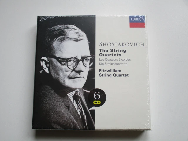 SHOSTAKOVICH - THE String Quartets - New & Sealed 6 Cd Set - Fitzwilliam String £22.00 - PicClick UK