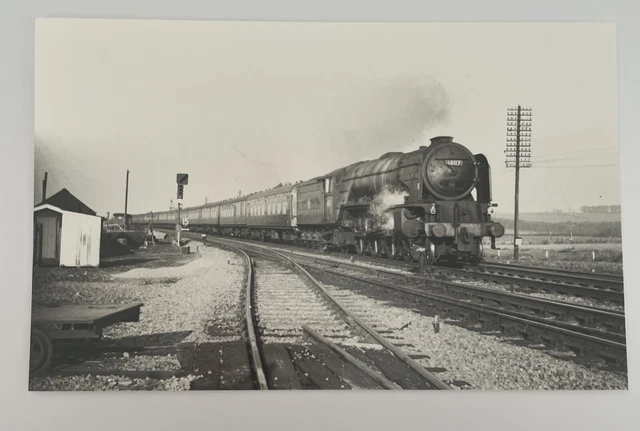 LNER RAILWAY LOCOMOTIVE Photograph - 60117 Bois Roussel Barkston ...