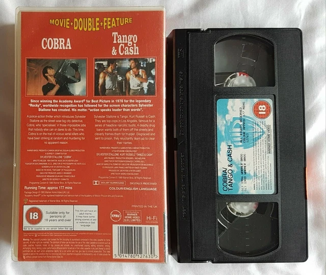 COBRA - 1986 - Sylvester Stallone + TANGO AND CASH - 1989 - Kurt ...