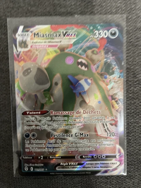 CARTE POKÉMON MIASMAX Vmax 101/203 - Evolution Céleste EB07 FR EUR 4,51 - PicClick FR