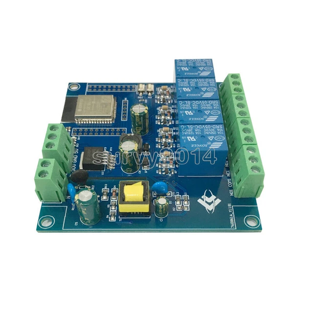 AC/DC ESP32 WIFI Bluetooth 4CH Relay Module ESP32-WROOM Development ...