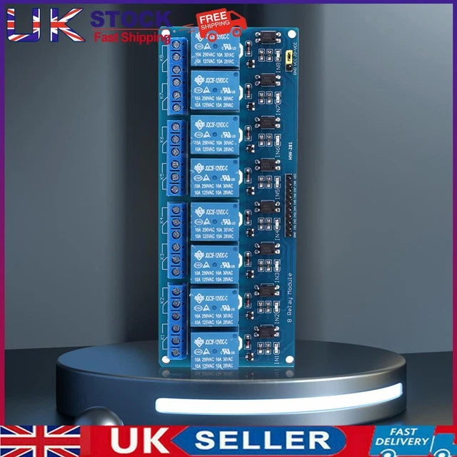 5V 12V 24V DC Relay Module 1 2 4 6 8 Channel Relay Switch Electronic ...