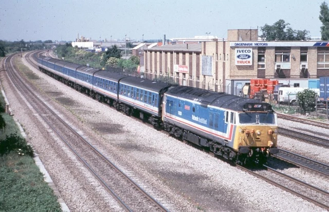 35MM SLIDE BR British Railways Diesel Loco Class 50 50026 @ Hayes 27.5. ...