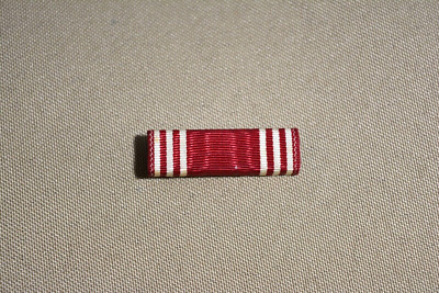 WW2 US ARMY Campaign Good Conduct Ribbon Bar Red White £15.89 - PicClick UK