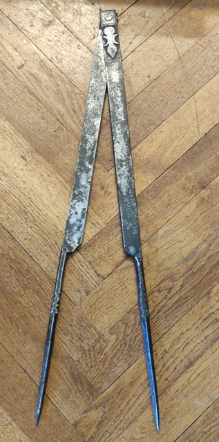 ANTIQUE VERY LARGE 18th Century Compas Antique Tool/Folk Art/Old Tool £ ...