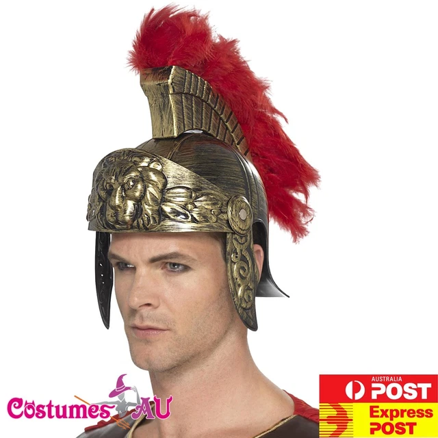 ROMAN SPARTAN HELMET Centurion Armour Percy Jackson Costume Accessories ...