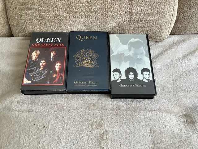 VHS VIDEO TAPES. Queen Greatest Hits 1, 2 + 3 £1.75 - PicClick UK