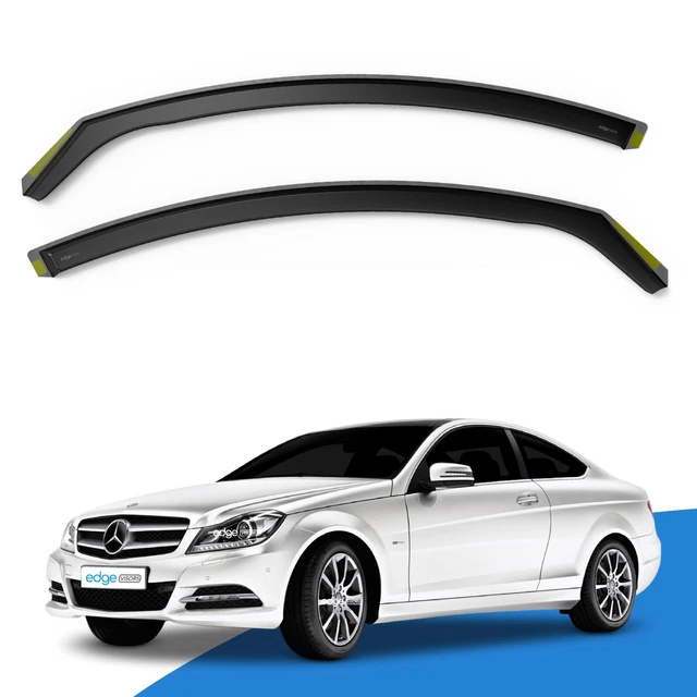 MERCEDES C-CLASS W204 2006-2015 3 Door Coupe Wind Deflectors 2pc ...