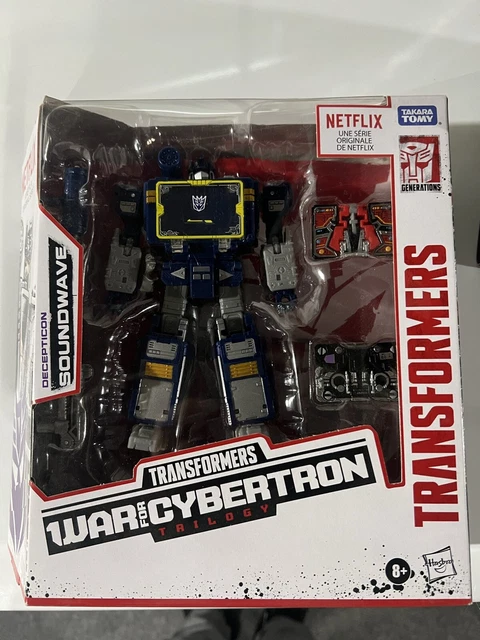 TRANSFORMERS DECEPTICON SOUNDWAVE War For Cybertron Netflix Hasbro 2020 ...