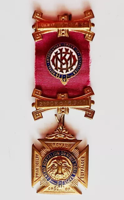 AUTHENTIC WW2 MASONIC RAOB Royal Antediluvian Order of Buffaloes Lodge ...