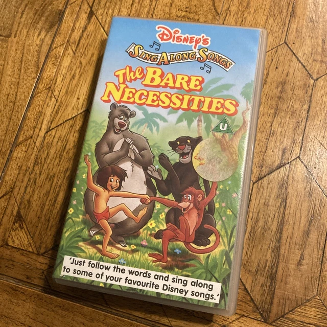 Sing Along Songs The Bare Necessities Vhs 10 07 Picclick Uk
