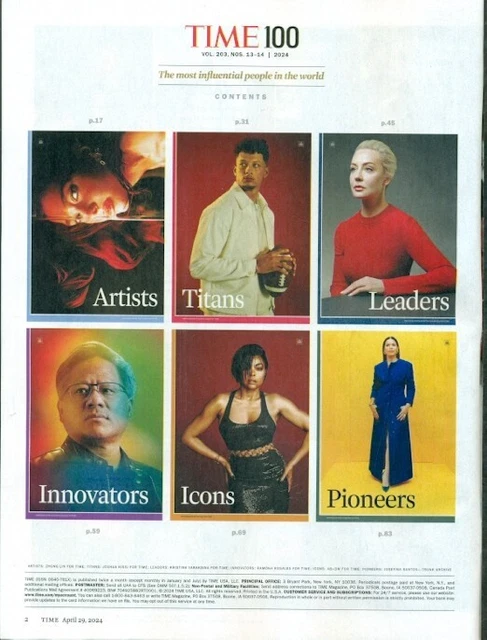 TIME MAGAZINE-2024-THE WORLD'S Most Influential People-Yulia Navalnaya ...