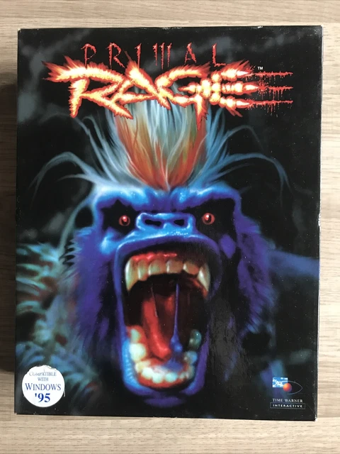 RARE VINTAGE RETRO Primal Rage PC CD ROM Game Boxed with Manual. 1995 £ ...