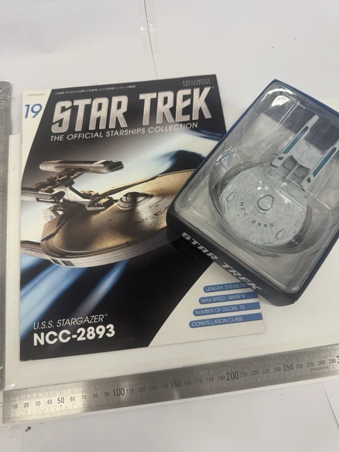 EAGLEMOSS STARTREK OFFICIAL starships magazine and model NCC 2893 USS ...