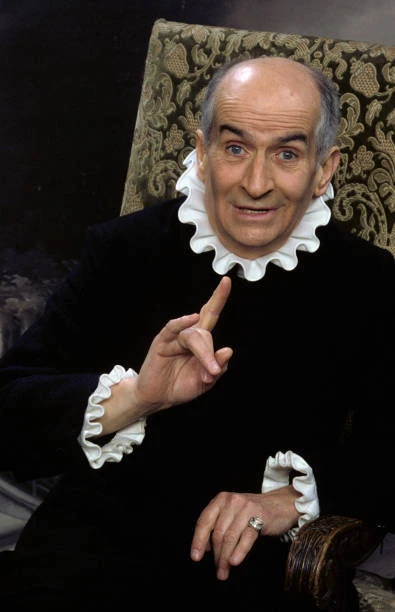 LOUIS DE FUNES And His Characters Posing In Studio In France, in P- Old ...