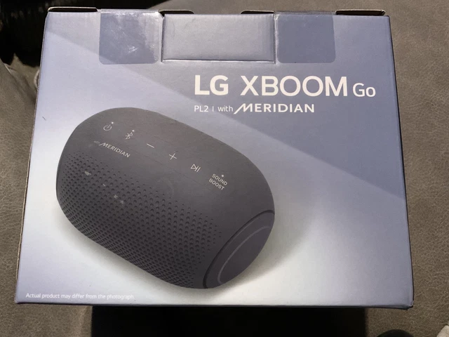 NEW LG XBOOM GO PL2 X MERIDIAN Bluetooth Speaker Wireless IPX5 Water ...
