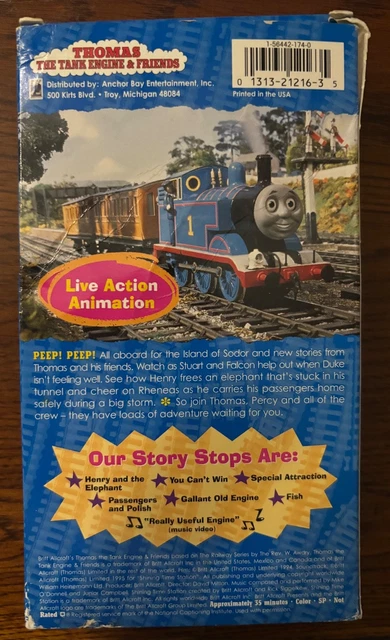 THOMAS THE TANK ENGINE & Friends VHS tape The Gallant Old Engine GEORGE ...