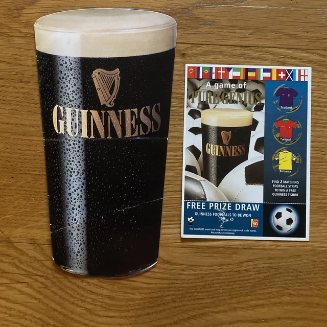 GUINESS ADVERTISING LEAFLETS 90’s Advertising Sound Of Pure Genius & A ...