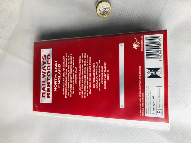 VIDEO TAPE VHS Train Railways Restored North East England NO MOULD ...